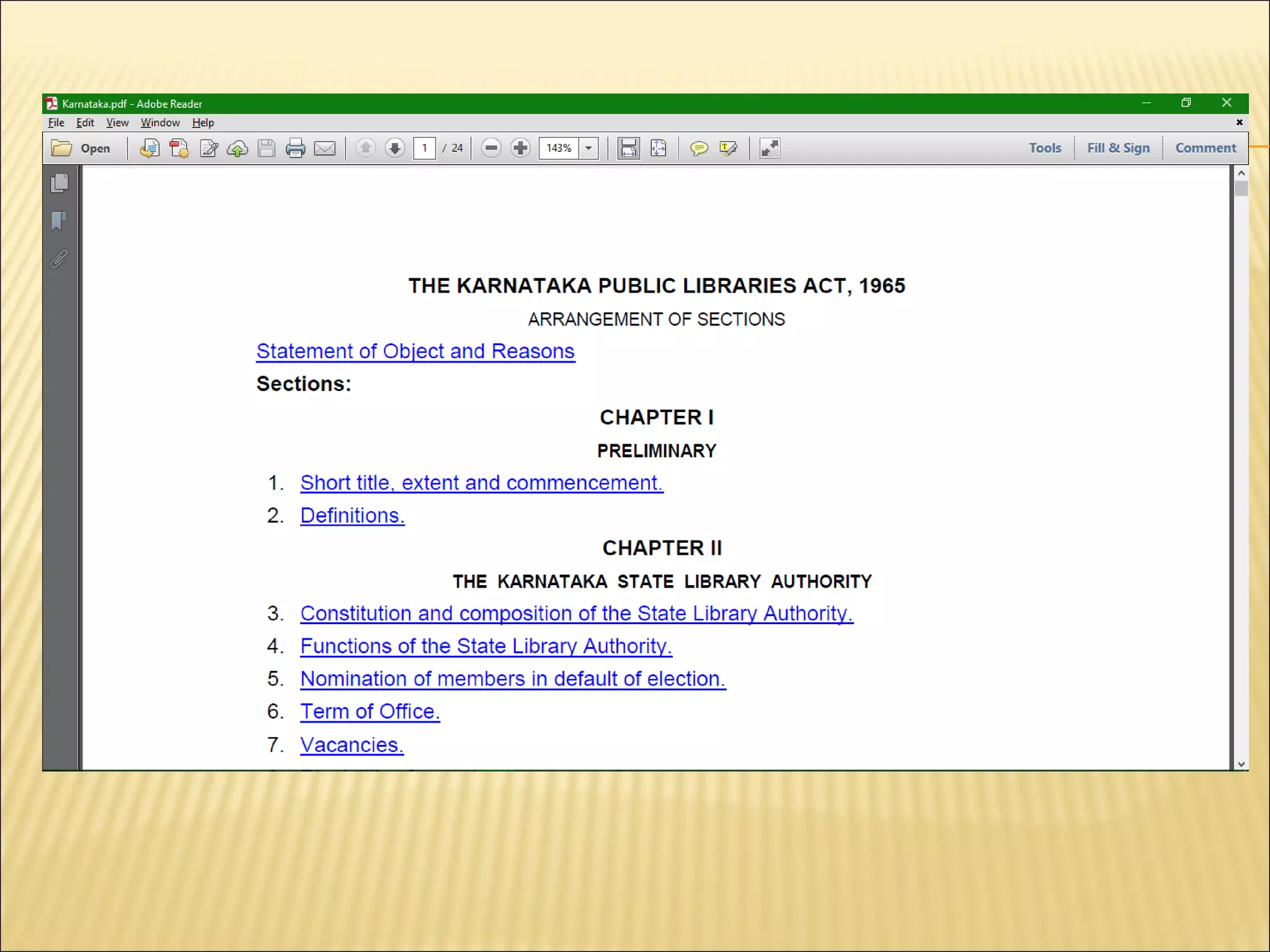 Public Library act in India | PPT