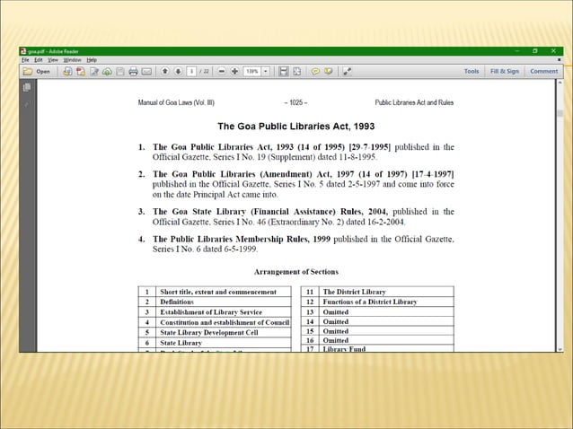 Public Library act in India | PPT