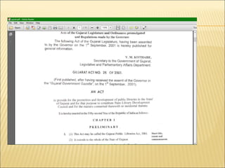 Public Library act in India | PPT