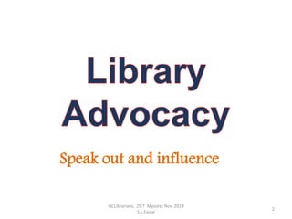 School Library Advocacy | PDF