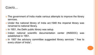 Library and information policy at national and international 1 | PPTX