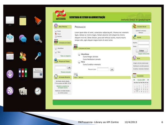 Library as a knowledge management centre | PPT