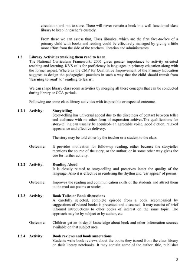 Library as a Classroom Activity in Primary Education: Activities for ...