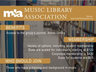Librarian Organizations- music, archives, art | PPT