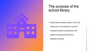 Library as subsytem of school for learning resource | PPT