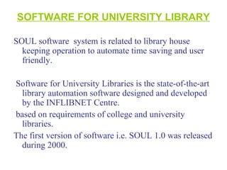 Library Automation sofrwere | PPT