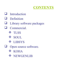 Library Automation sofrwere | PPT