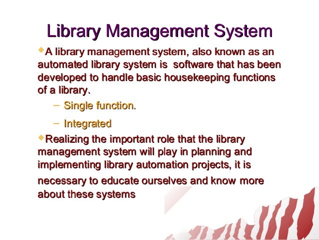 Advanced Library Automation System