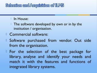 LibraryLibrary Automation and Use of Open Source Software automation and use of open source ...
