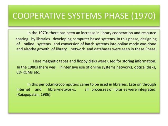 Library automation history Anandraj.L | PPTX