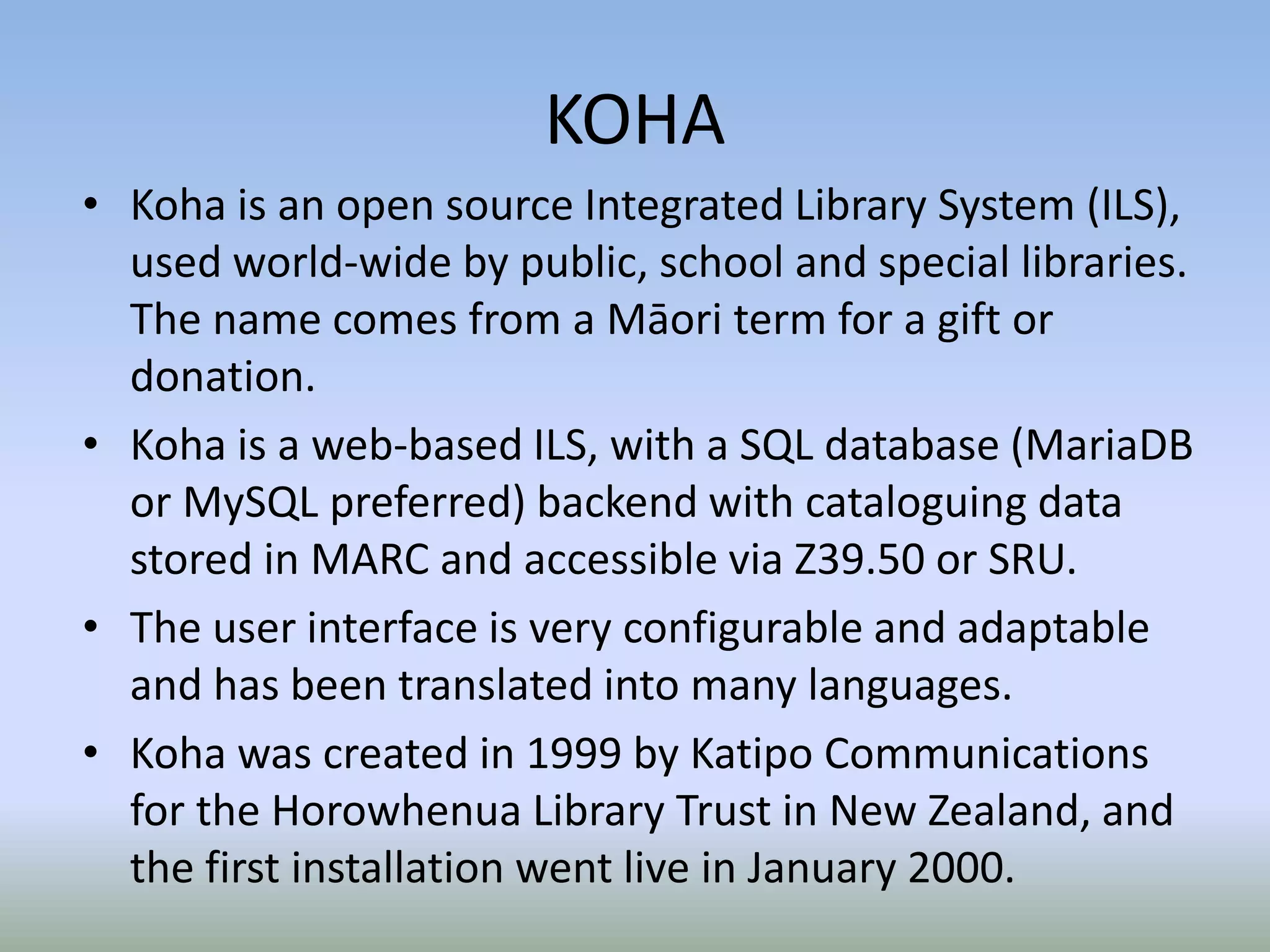 Library automation software | PPTX