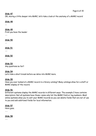 Library Boot Camp Notes | PDF