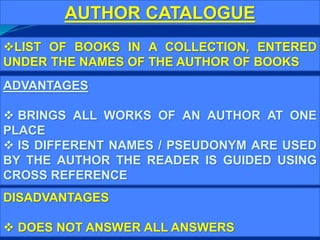 Library cataloging | PPTX