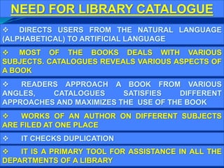 Library cataloging | PPTX