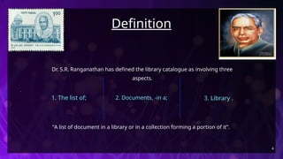 Library Catalogue. | PPTX