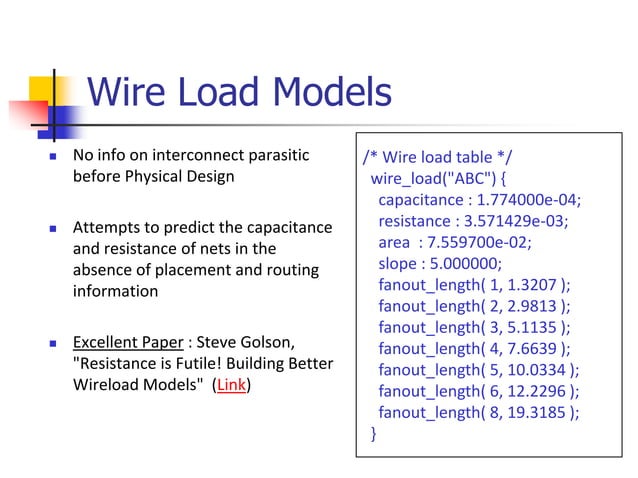 Library Characterization Flow | PPTX | Computer Networking | Computing