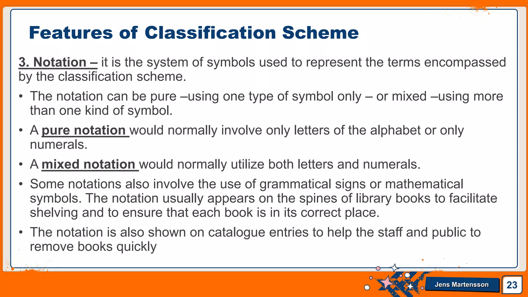 Library classification | PPTX