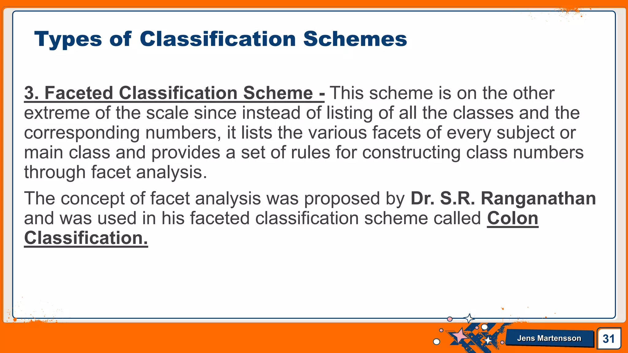 Library classification | PPTX