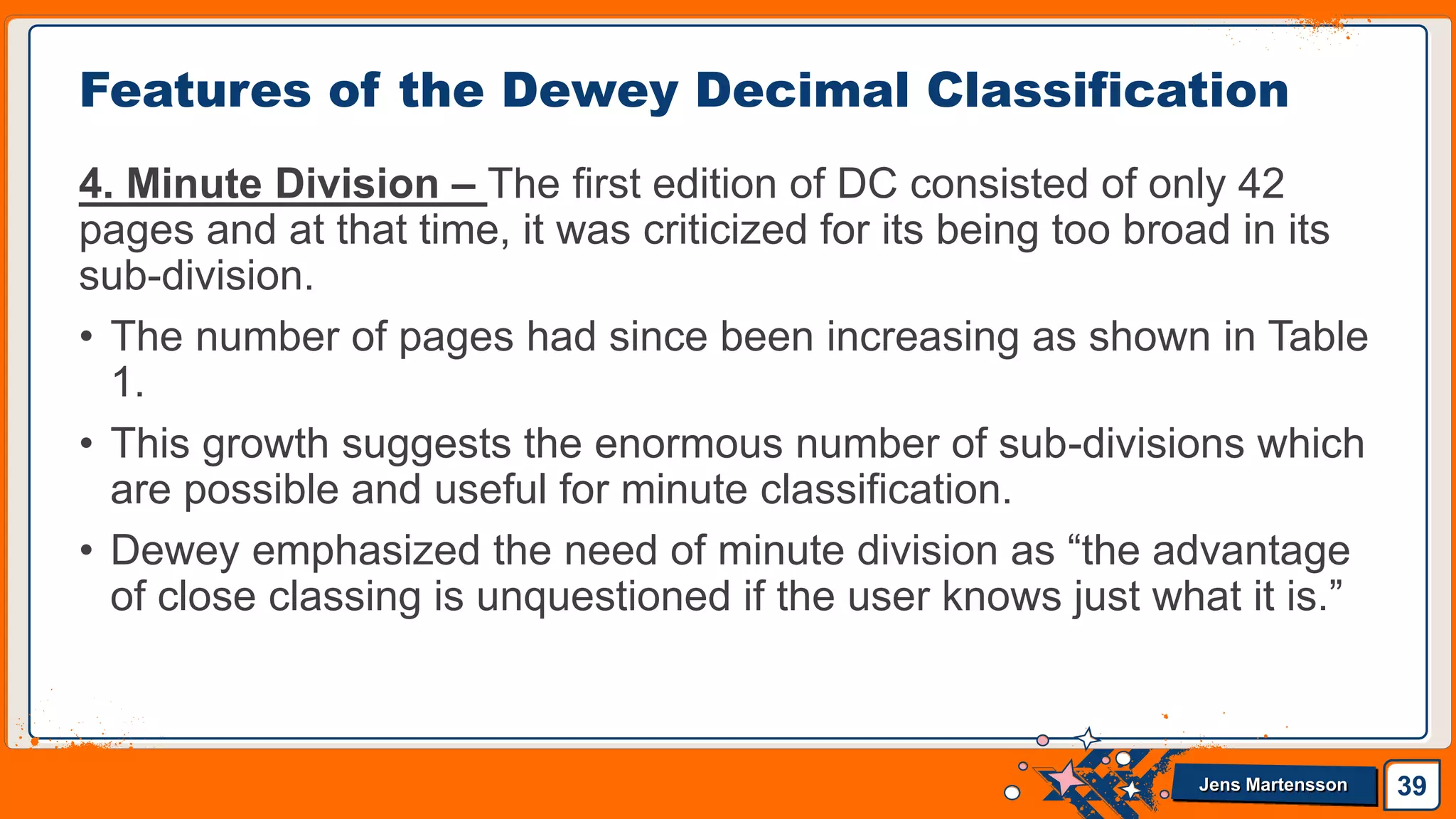 Library classification | PPTX