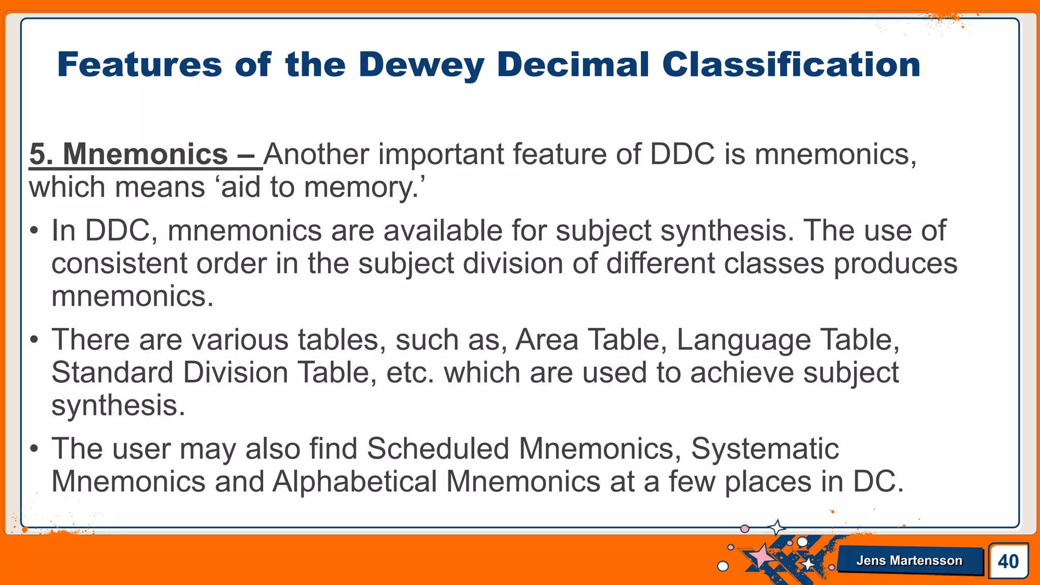 Library classification | PPTX