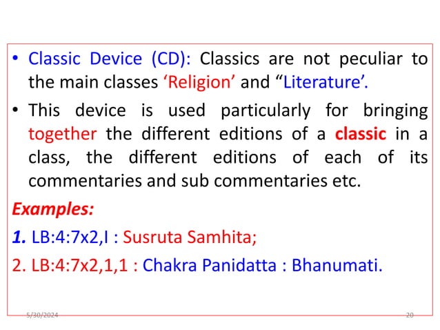 Library Classification-NOTATION. Notationspt | PPT | Science