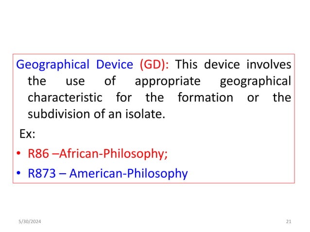 Library Classification-NOTATION. Notationspt | PPT | Science