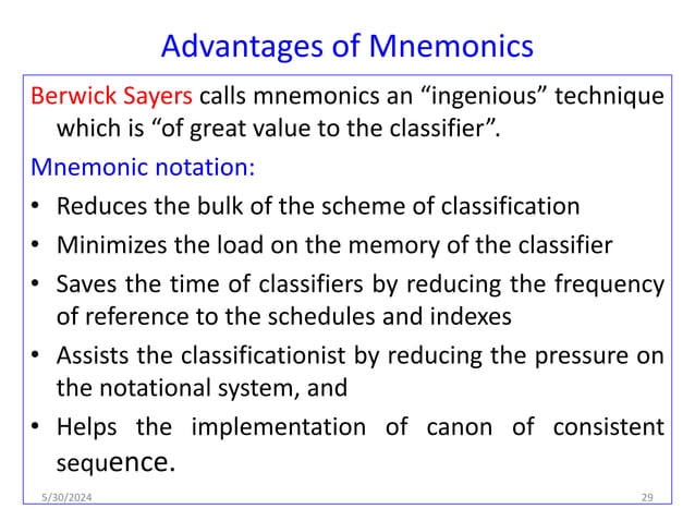 Library Classification-NOTATION. Notationspt | PPT | Science