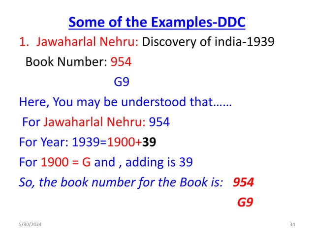 Library Classification Notation Notationspt Ppt Science
