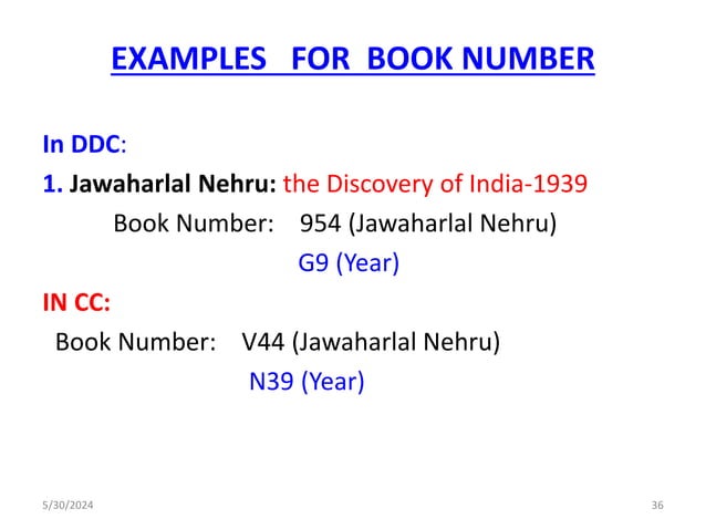 Library Classification-NOTATION. Notationspt | PPT | Science