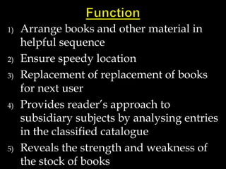 Library Classification ppt Arun Joseph MPhil | PPTX