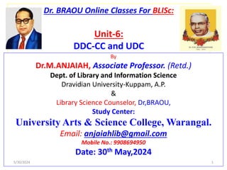 Library Classifiction- Schemes-DDC-UDC-CC.ppt