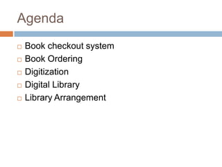 Library Committee Meeting | PPTX
