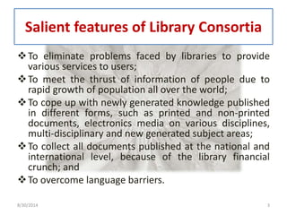 Library consortia | PPTX