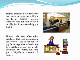 Library Database and Google Scholar | PPTX | Search | Internet