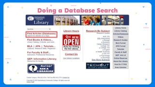 Library Databases Tutorial | PPT