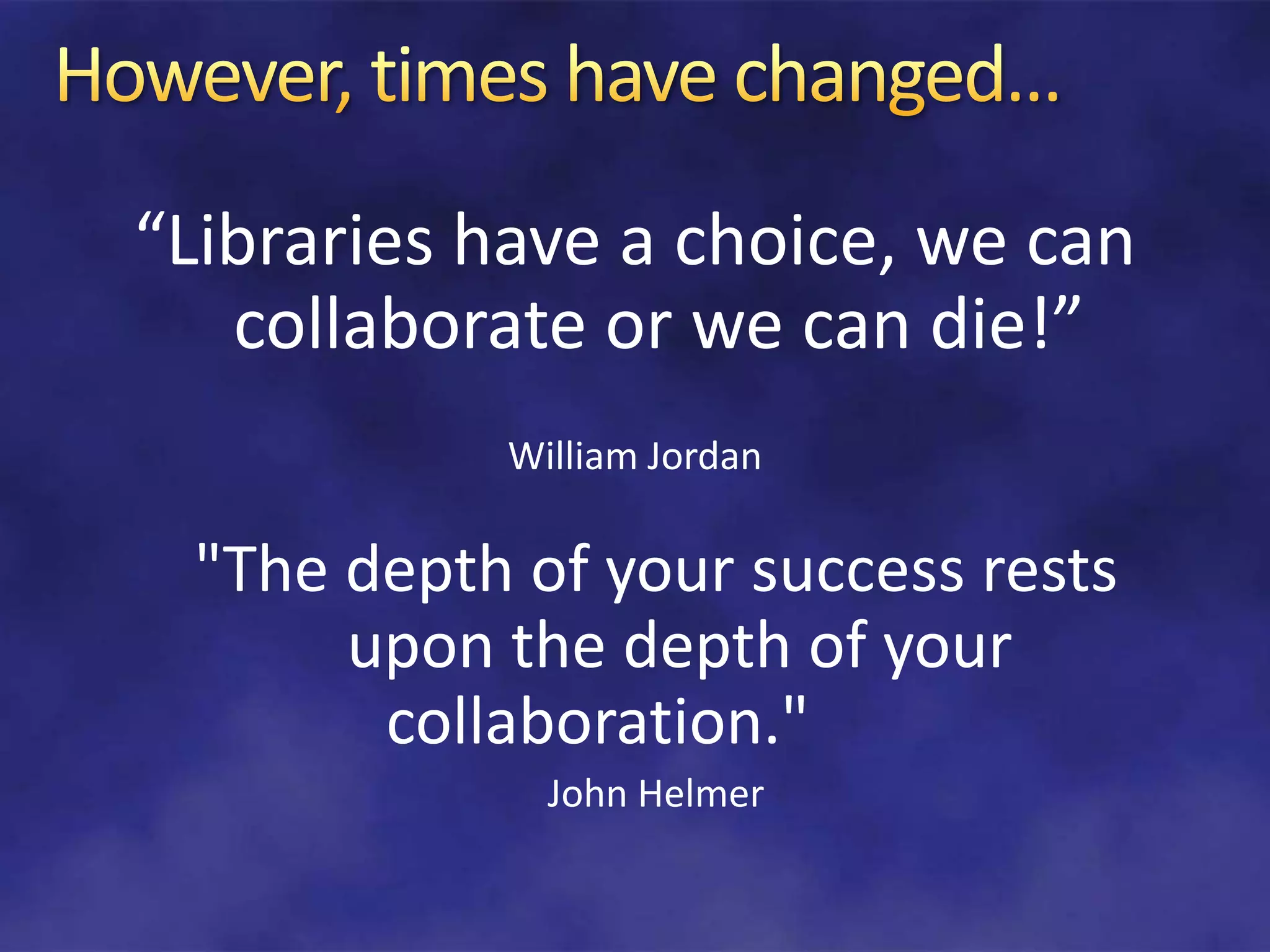 Library deep collaboration | PPTX