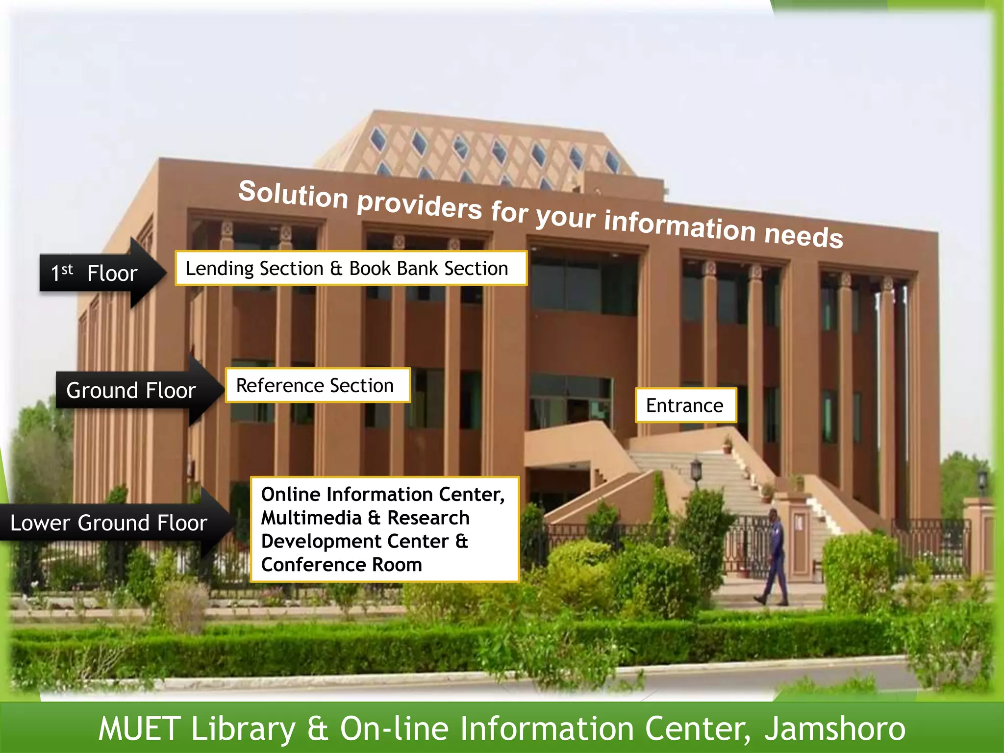 Library demonstration muet library | PPTX