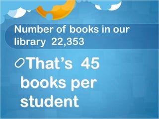 Cimarron Elementary Library | PPT