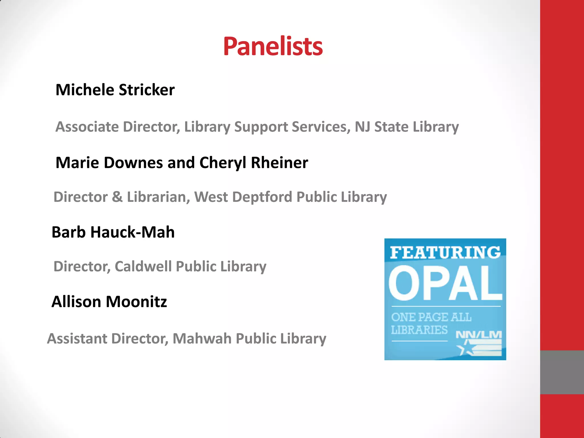 The Public Library as Community Disaster Recovery Center | PPT