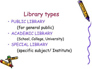 Library environment | PPT | Technology & Computing