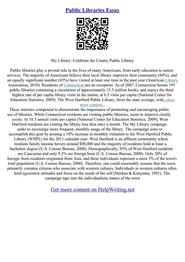 Library Essay Writing | PDF