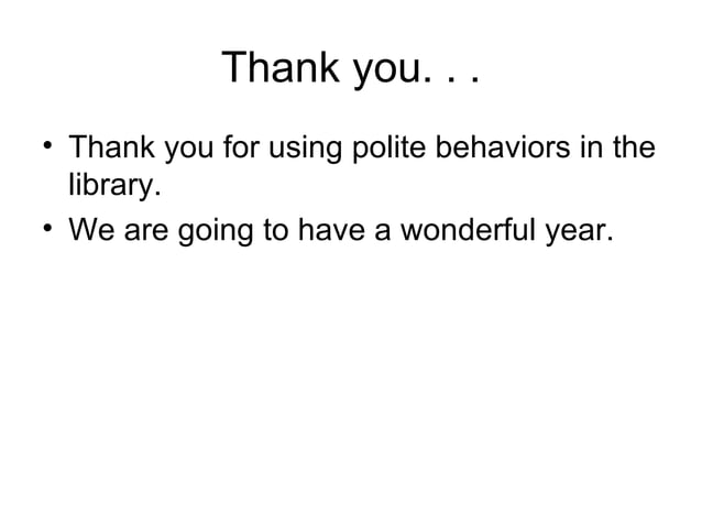 Library Etiquette | PPT