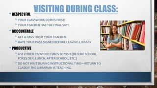 Library expectations | PPTX