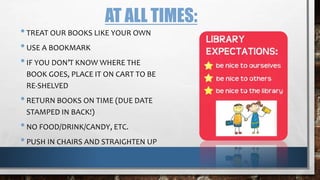 Library expectations | PPTX