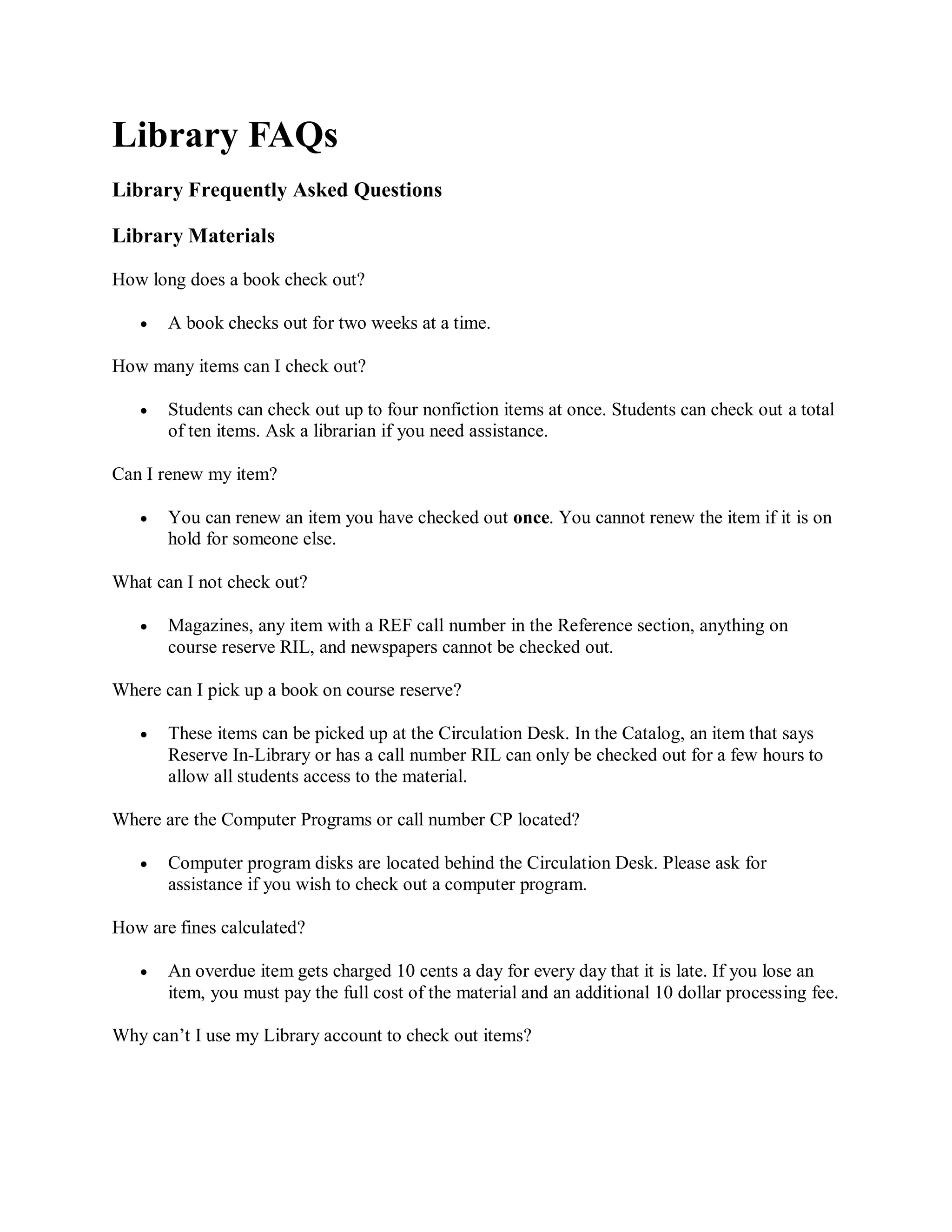 Library FAQ SEMN Presentation | PDF