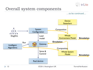 Formal Veriﬁcation of Device State Chart Models | PPT