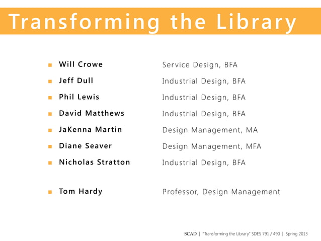 SCAD Jen Library (Final Presentation) | PPT