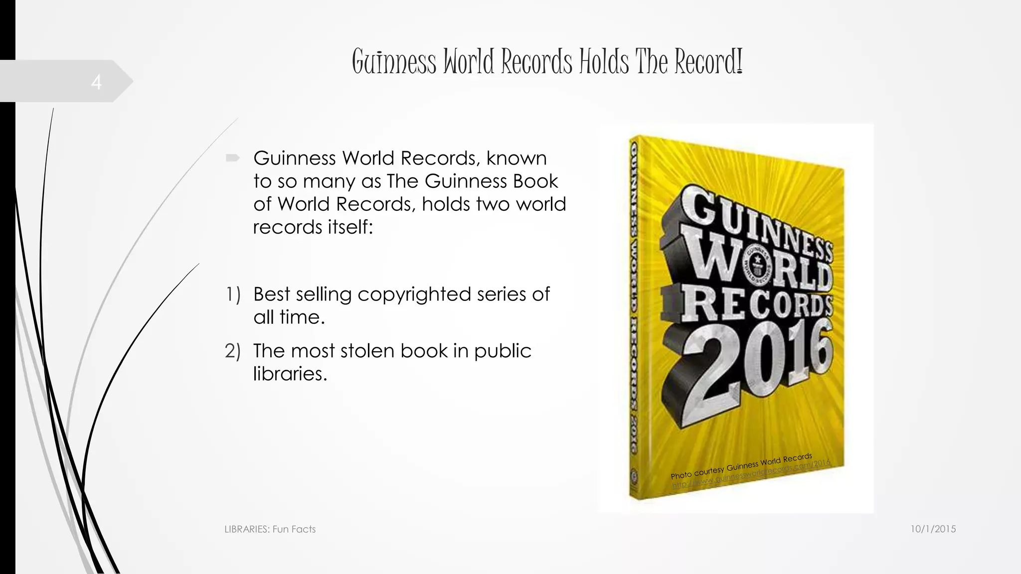 Library fun facts | PPTX