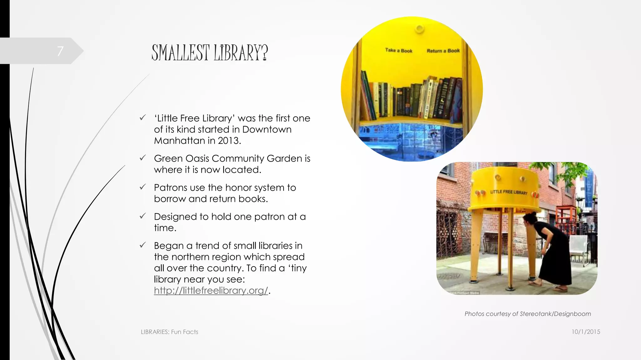 Library fun facts | PPTX