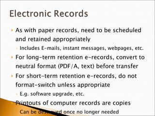 Reading the Library General Records Schedule | PPT